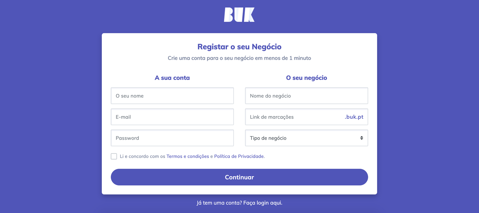 BUK: Como começar