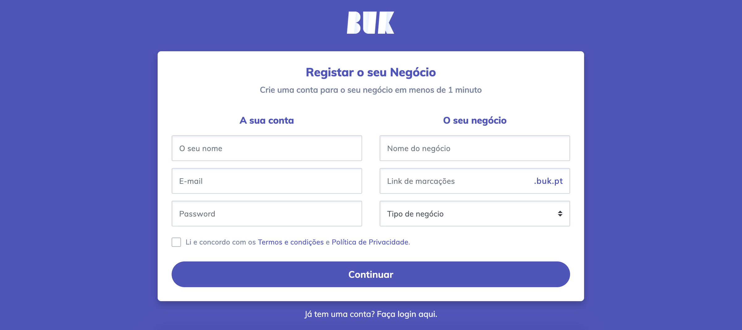 BUK: Como começar